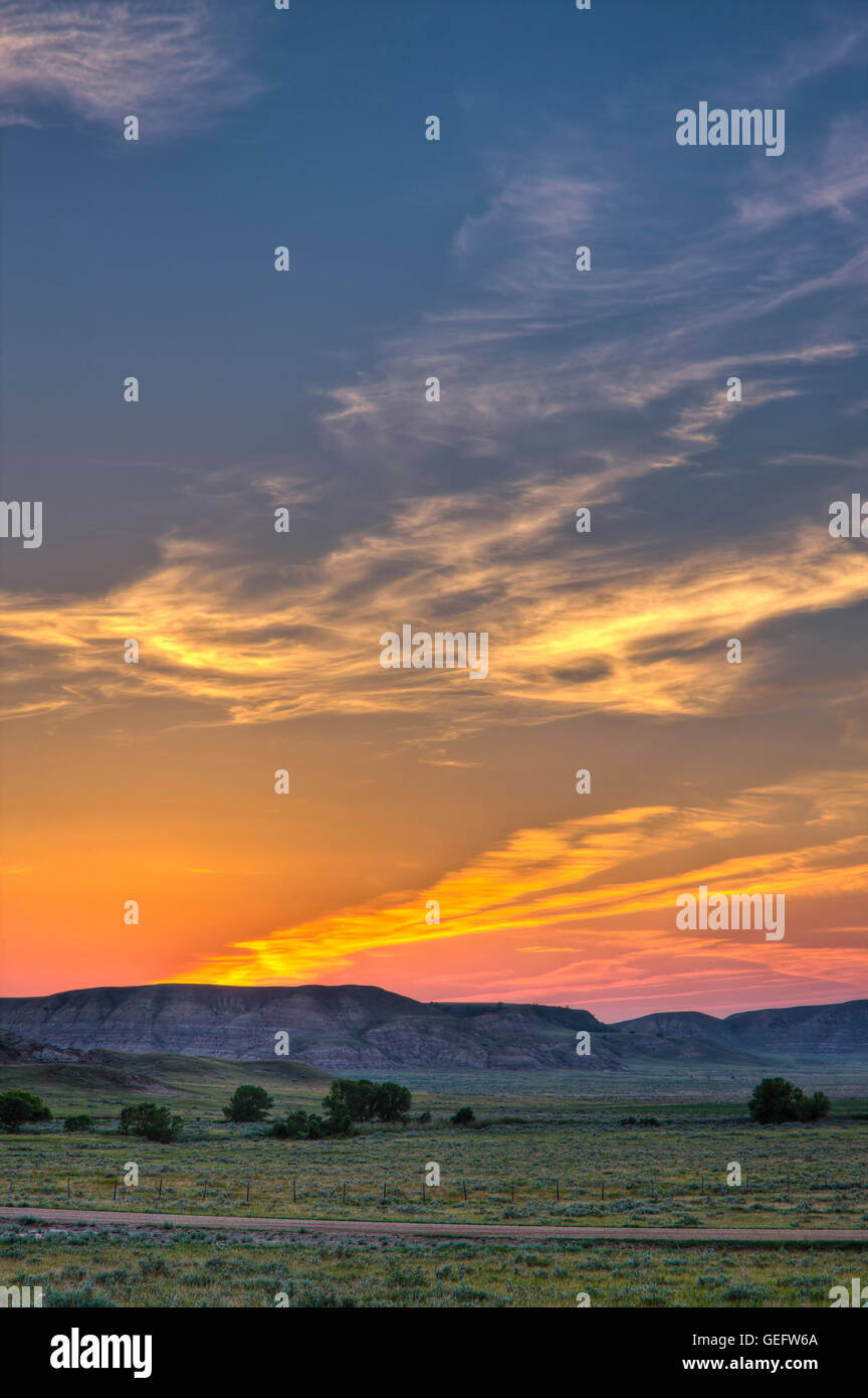 geography,travel, Canada, Saskatchewan, Farmland in Big Muddy Badlands ...