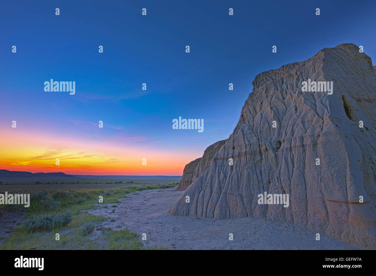 geography,travel, Canada, Saskatchewan, Formations Castle Butte during ...