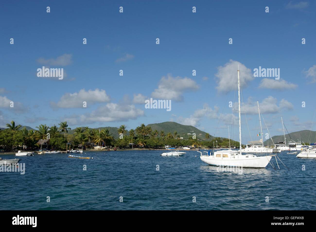 Boats, Tortola Isle, Virgin Islands Stock Photo - Alamy