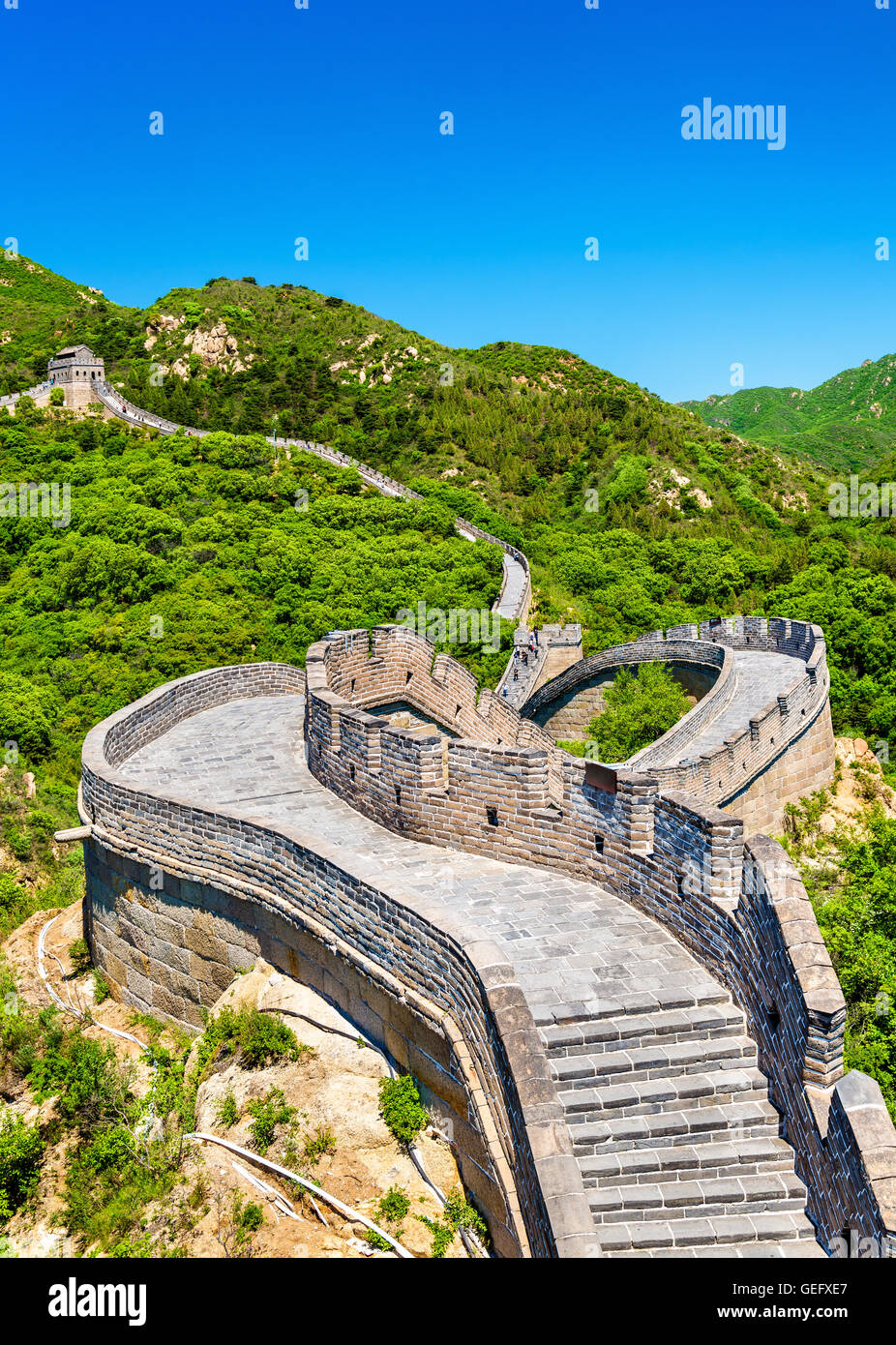 Badaling china landscape view hi-res stock photography and images - Alamy