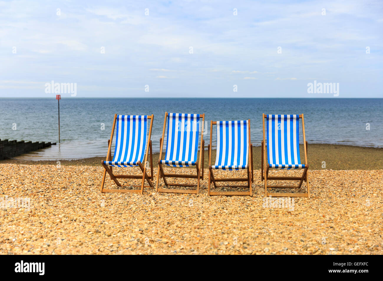 Empty deck chairs hi-res stock photography and images - Alamy