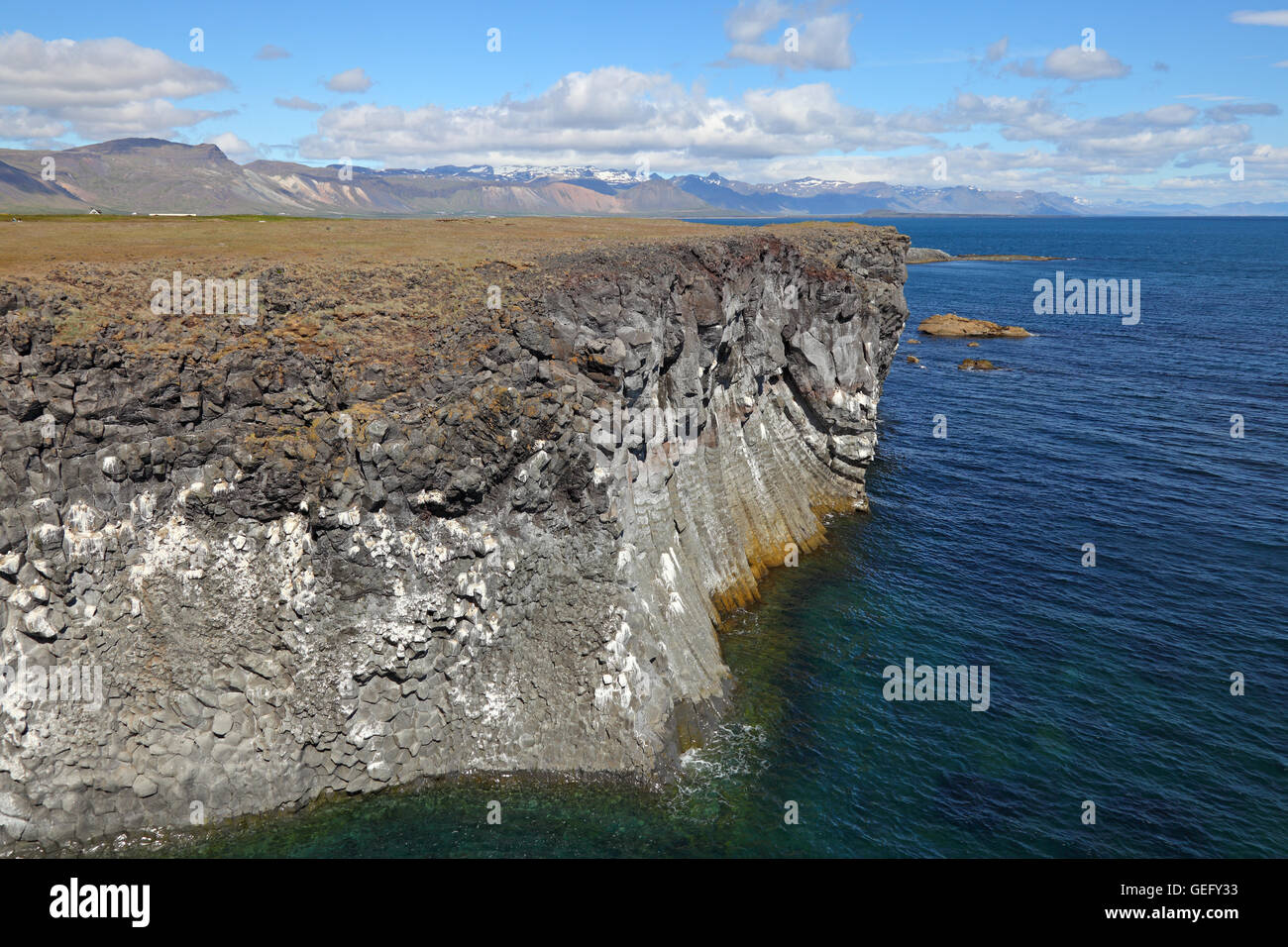 Coast, Vesturland, Iceland Stock Photo - Alamy
