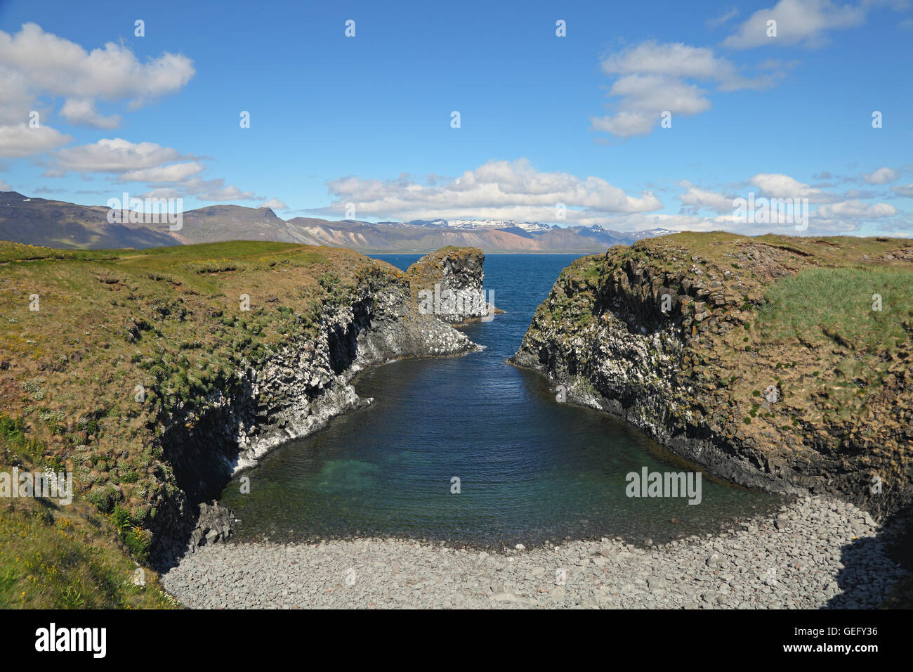 Coast, Vesturland, Iceland Stock Photo - Alamy