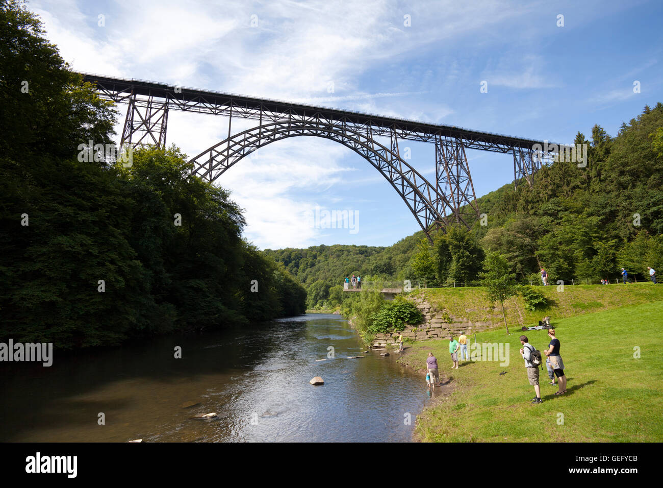Muengsten Bridge, Solingen Stock Photo - Alamy