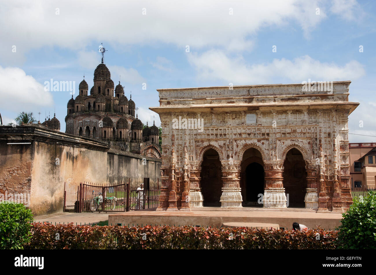 Lalji Temple and Krishna Chandraji Temple, Kalna Stock Photo - Alamy