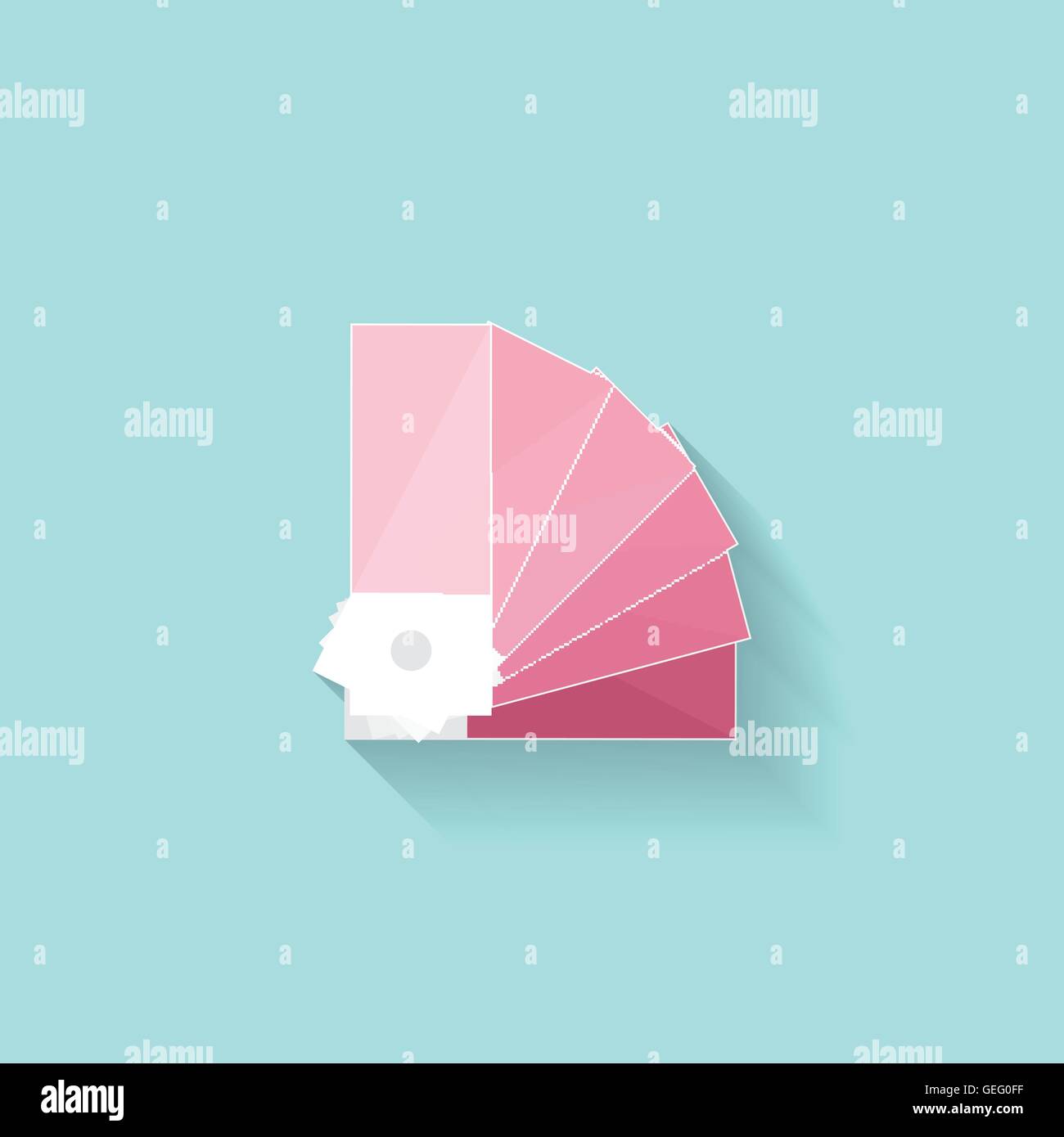 Color palette guide in a flat style. Digital drawing. Web design ...