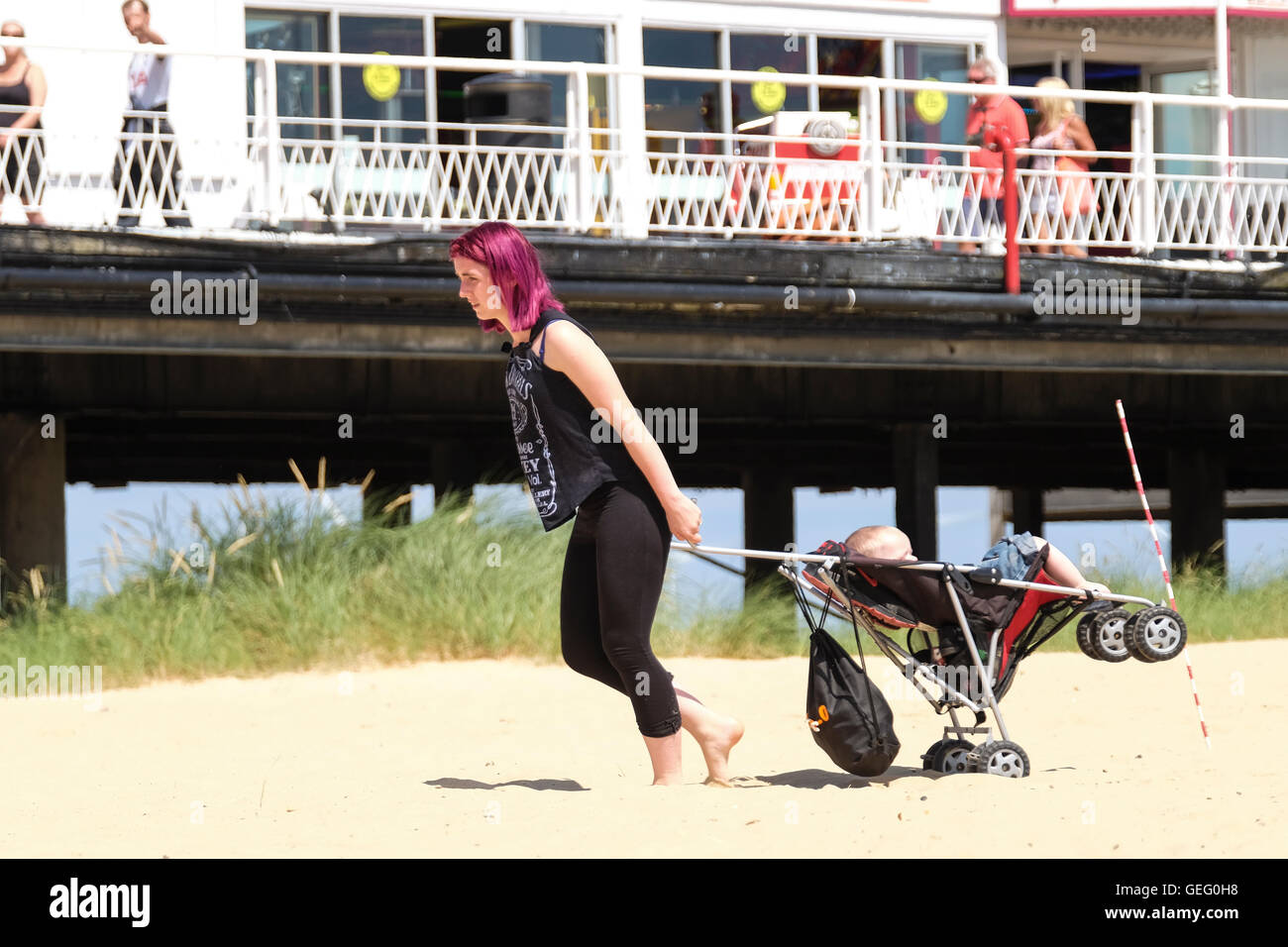 Woman pram hi-res stock photography and images - Alamy