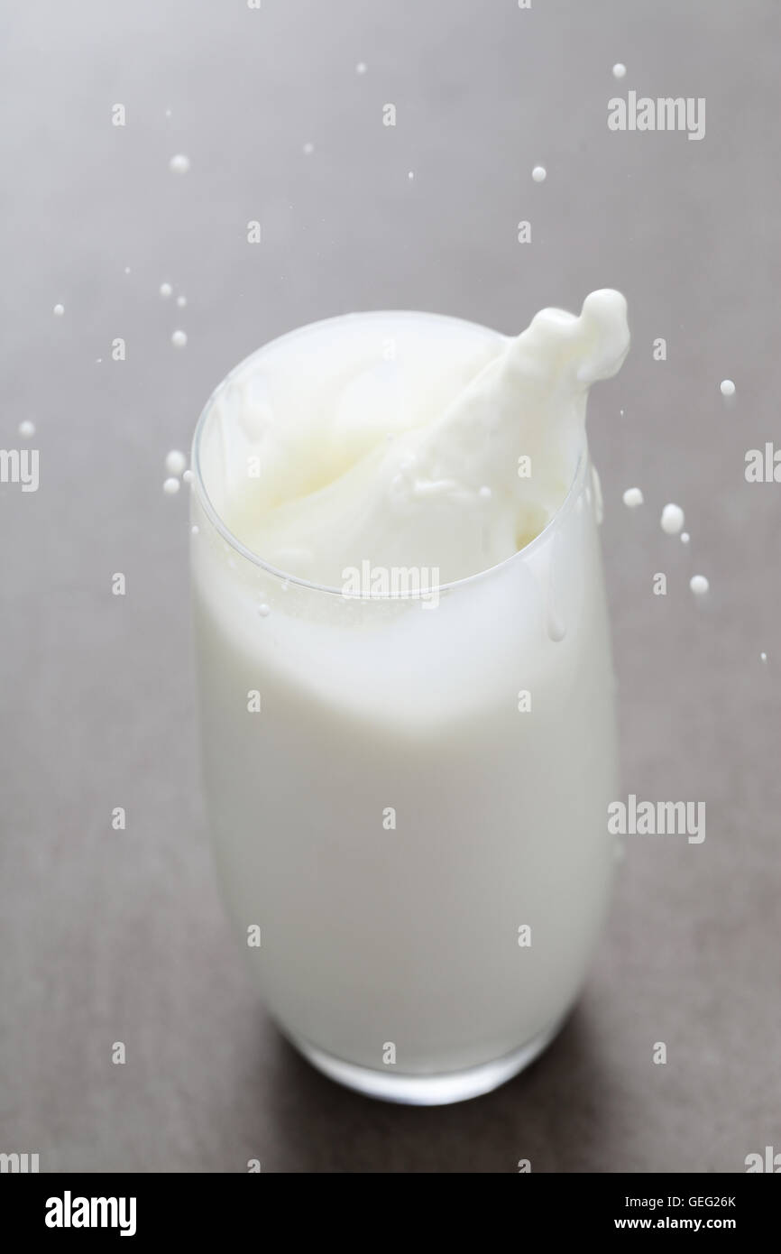 Lactic acid milk glass hi-res stock photography and images - Alamy