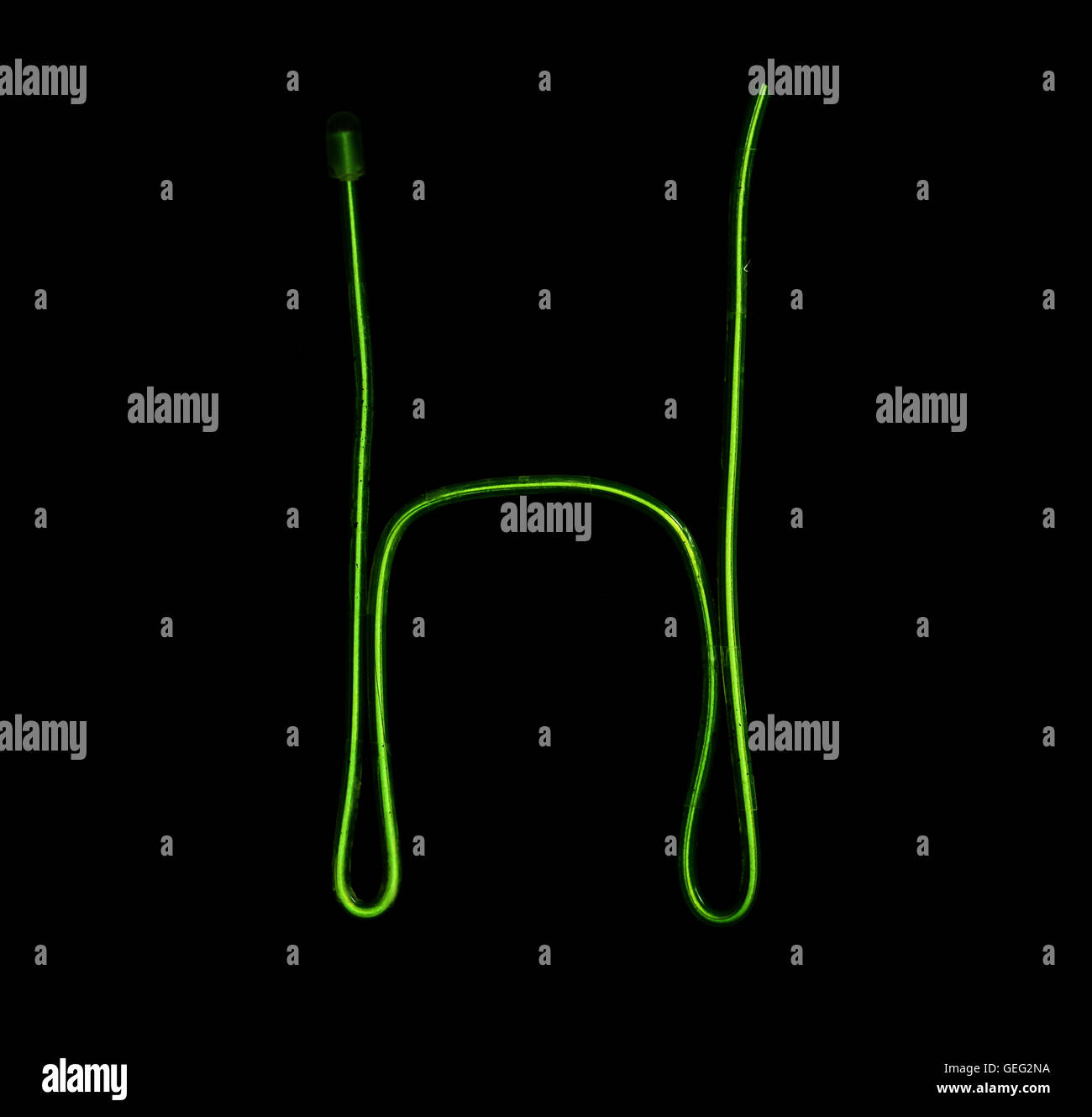 Letter h neon hi-res stock photography and images - Alamy