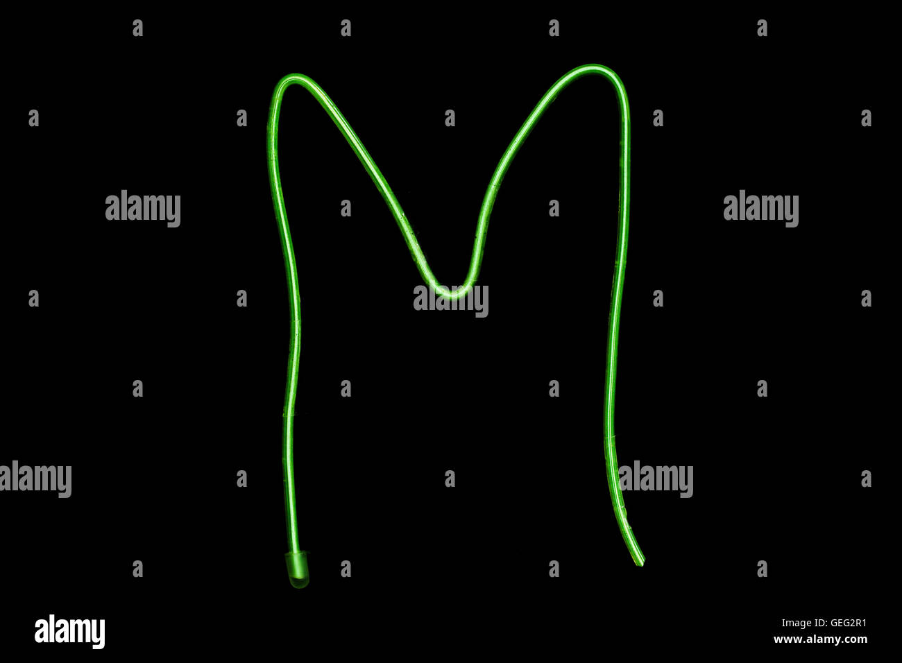 Neon letter m hi-res stock photography and images - Alamy
