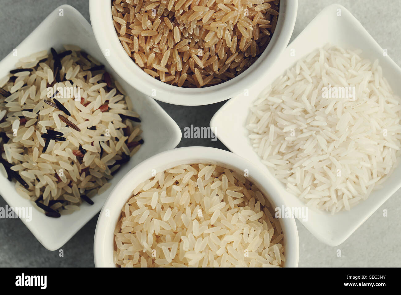 Various type of rice Stock Photo - Alamy