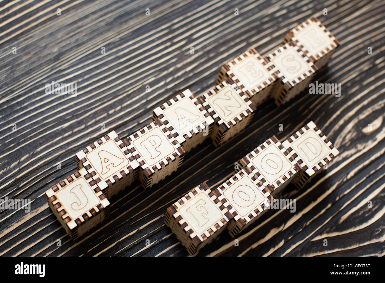Cubes with the English alphabet Stock Photo - Alamy