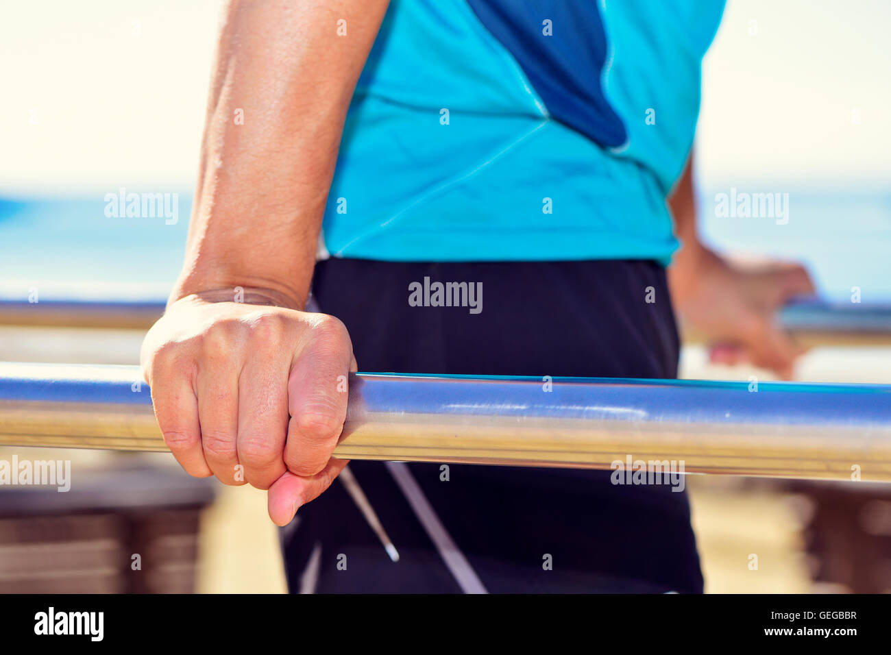 Parallel bars routine hi-res stock photography and images - Alamy