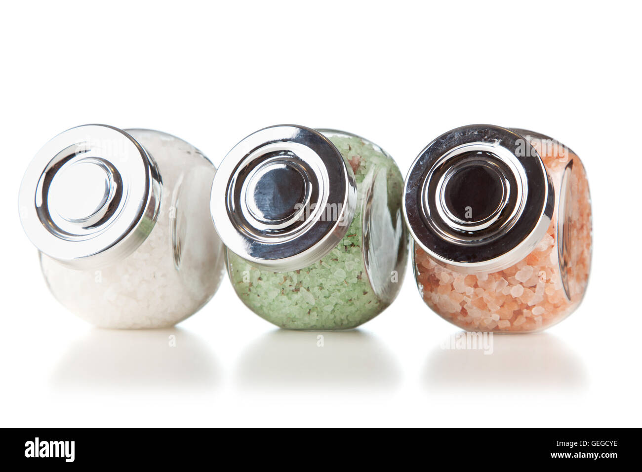 Assortment of salts Stock Photo - Alamy