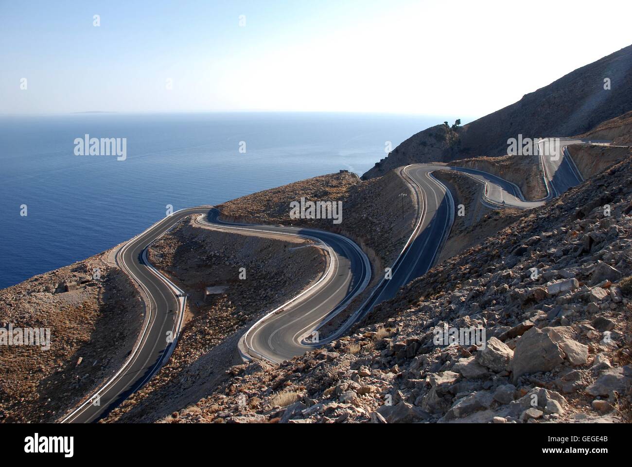 Crete road west hi-res stock photography and images - Alamy
