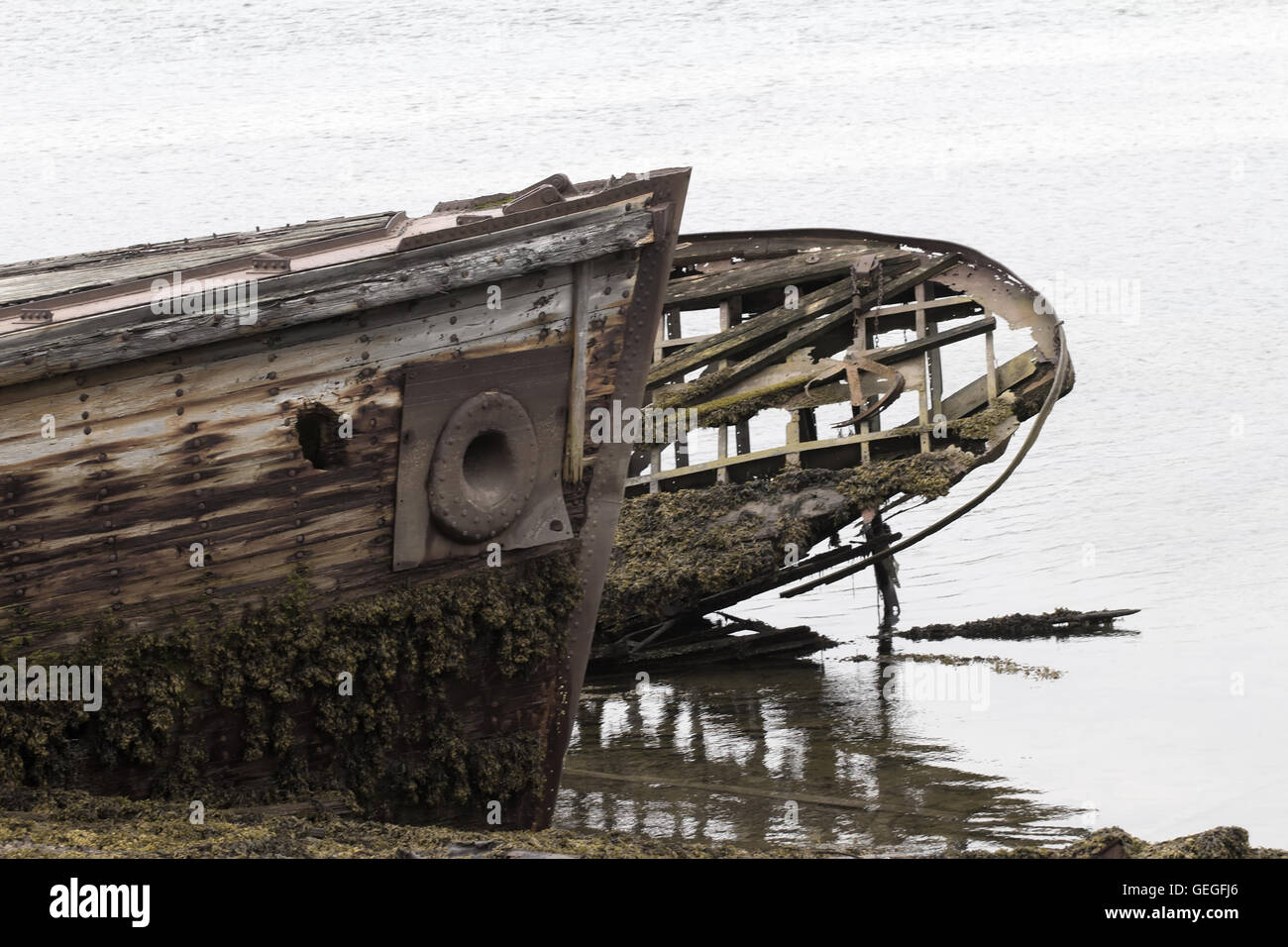 graveyard of ships left for a very long time Stock Photo - Alamy