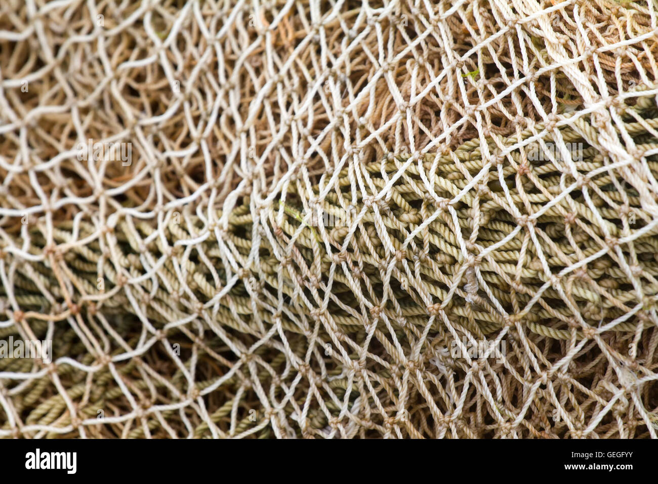 background of the sea rope fishing net Stock Photo - Alamy