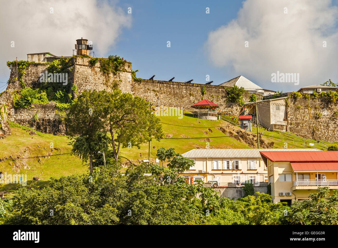 View Of Fort George St. George's Grenada Stock Photo - Alamy