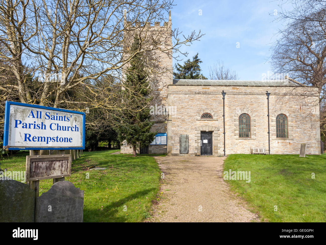 Saints parish church rempstone nottinghamshire hi-res stock photography ...
