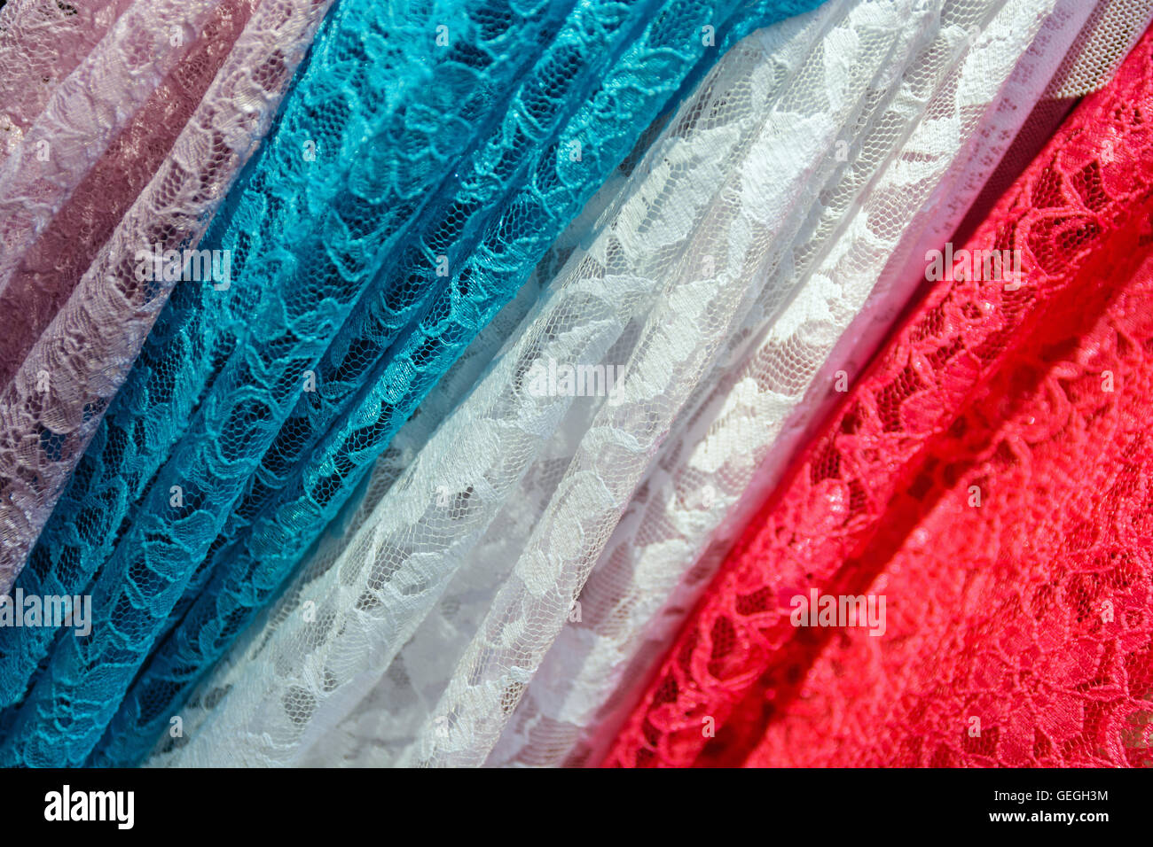 image of pastel romantic tone color laces Stock Photo - Alamy