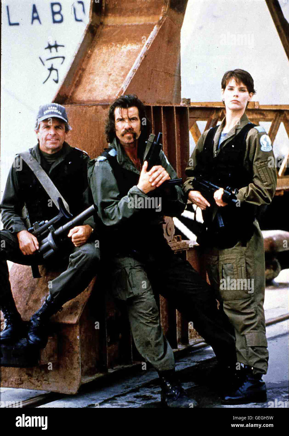 William Devane, Pierce Brosnan, Alexandra Paul Als Partnerin wird Mike ...