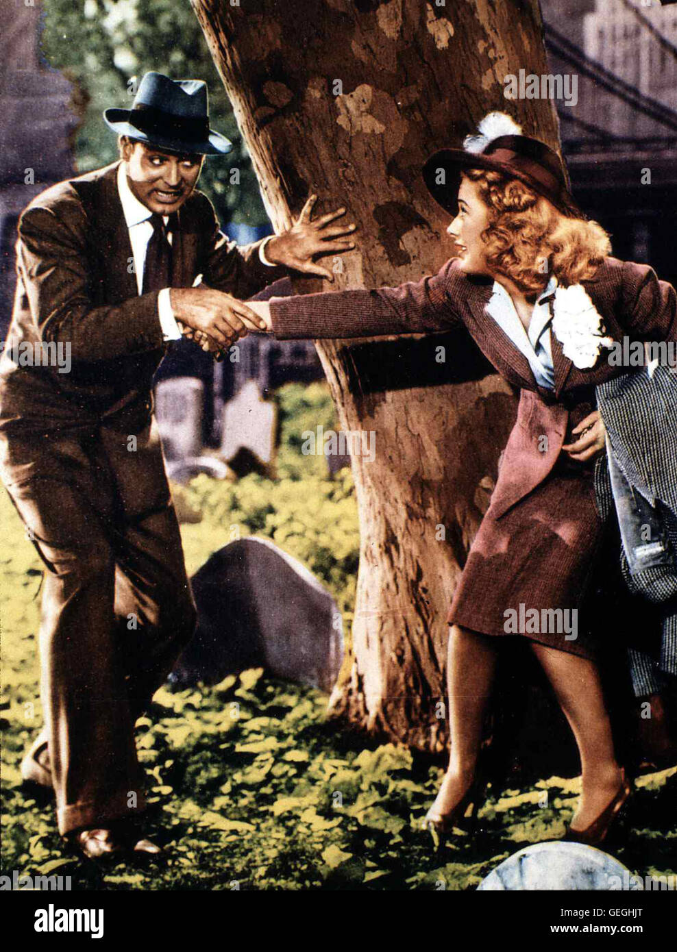 Mortimer (Cary Grant), Priscilla (Elaine Harper) *** Local Caption ...