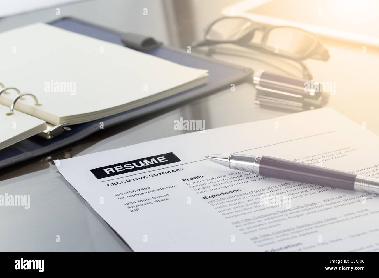 Digital cv hi-res stock photography and images - Alamy