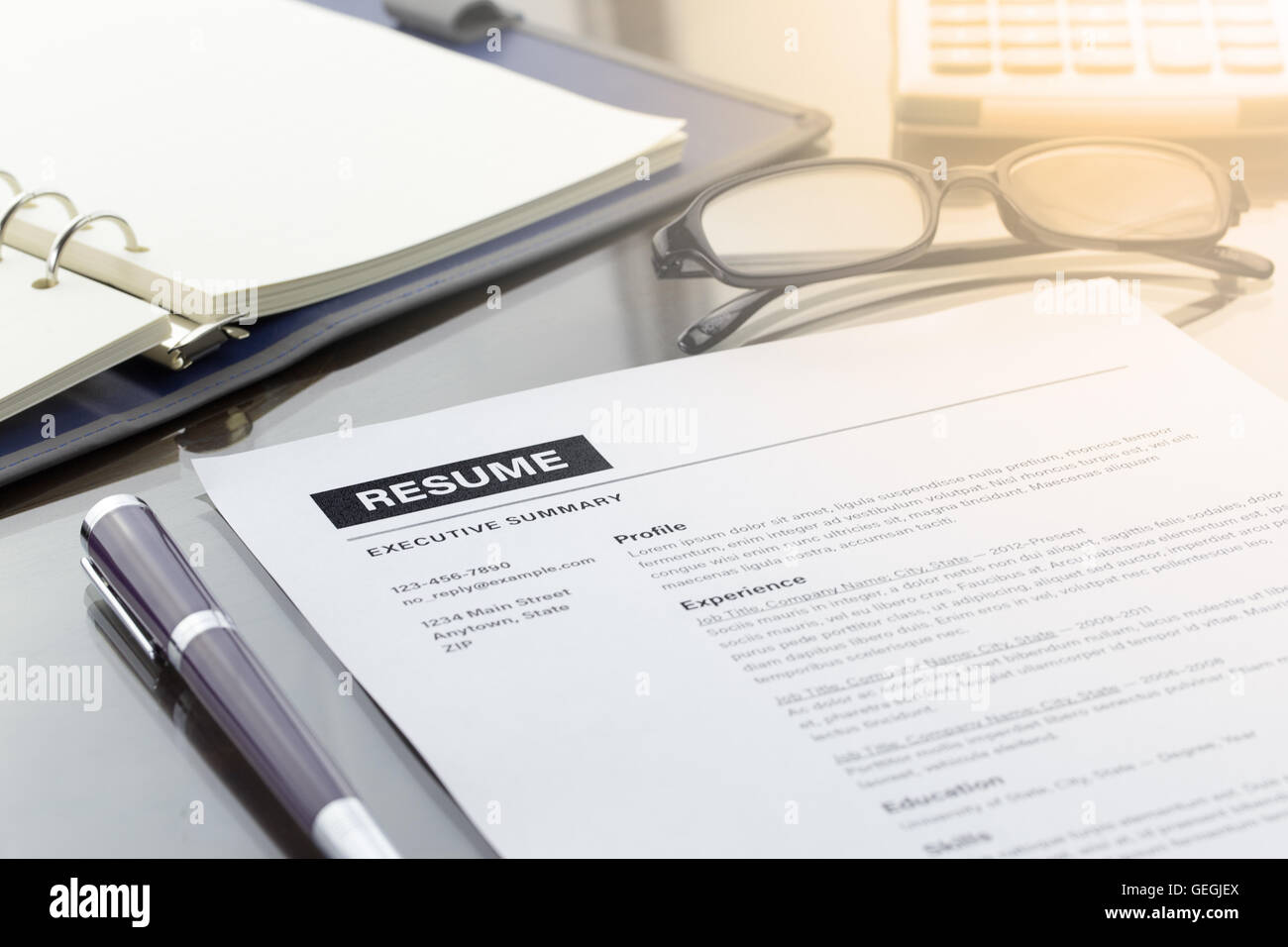 Digital cv hi-res stock photography and images - Alamy