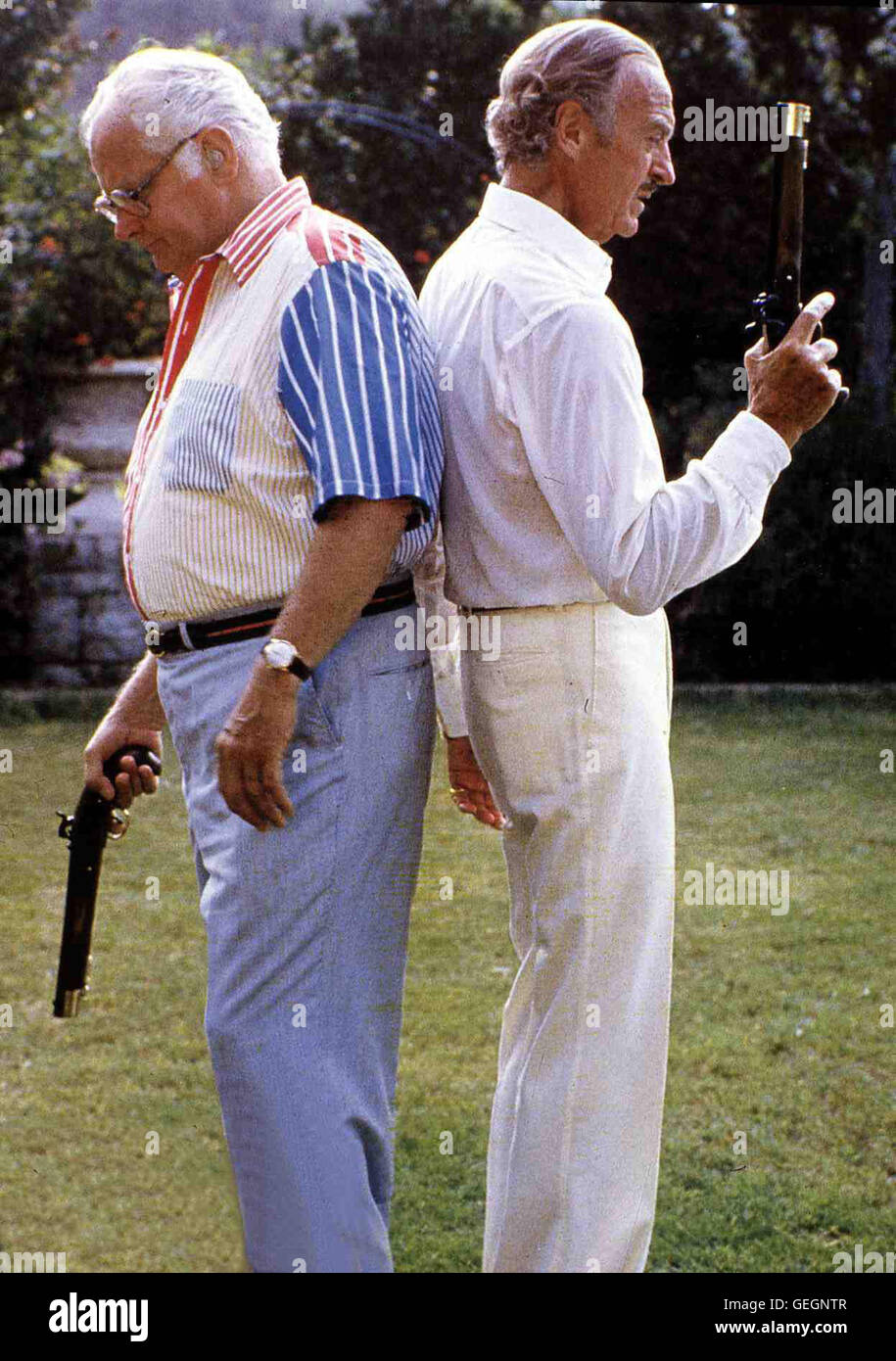 Art Carney, David Niven Charley Dunbar (Art Carney) und Nick Cartland ...