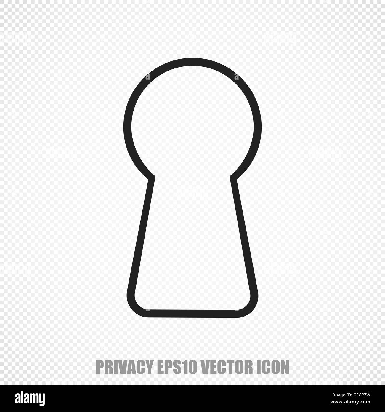 Security vector Keyhole icon. Modern flat design Stock Vector Image ...