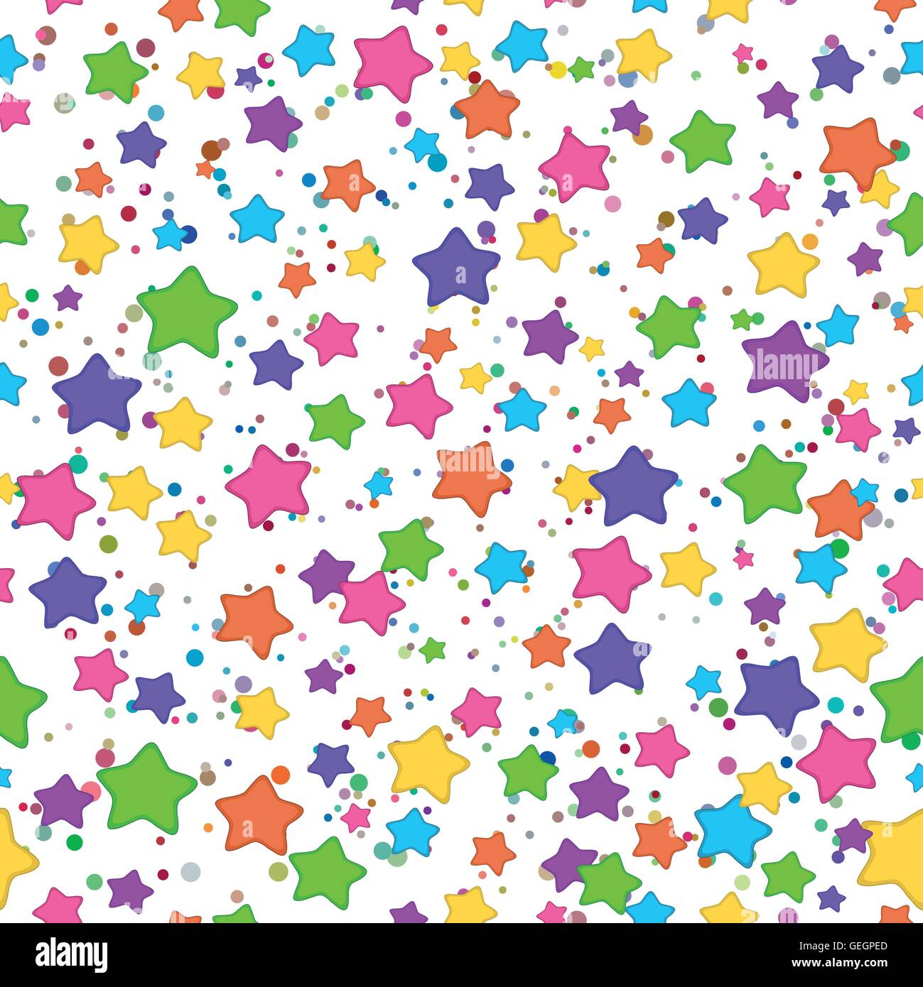 Seamless Pattern, Colorful Stars Stock Vector Image & Art - Alamy