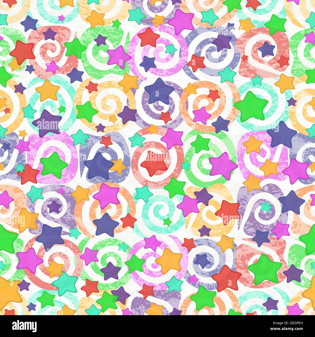 Seamless pattern, colored stars Stock Vector Image & Art - Alamy