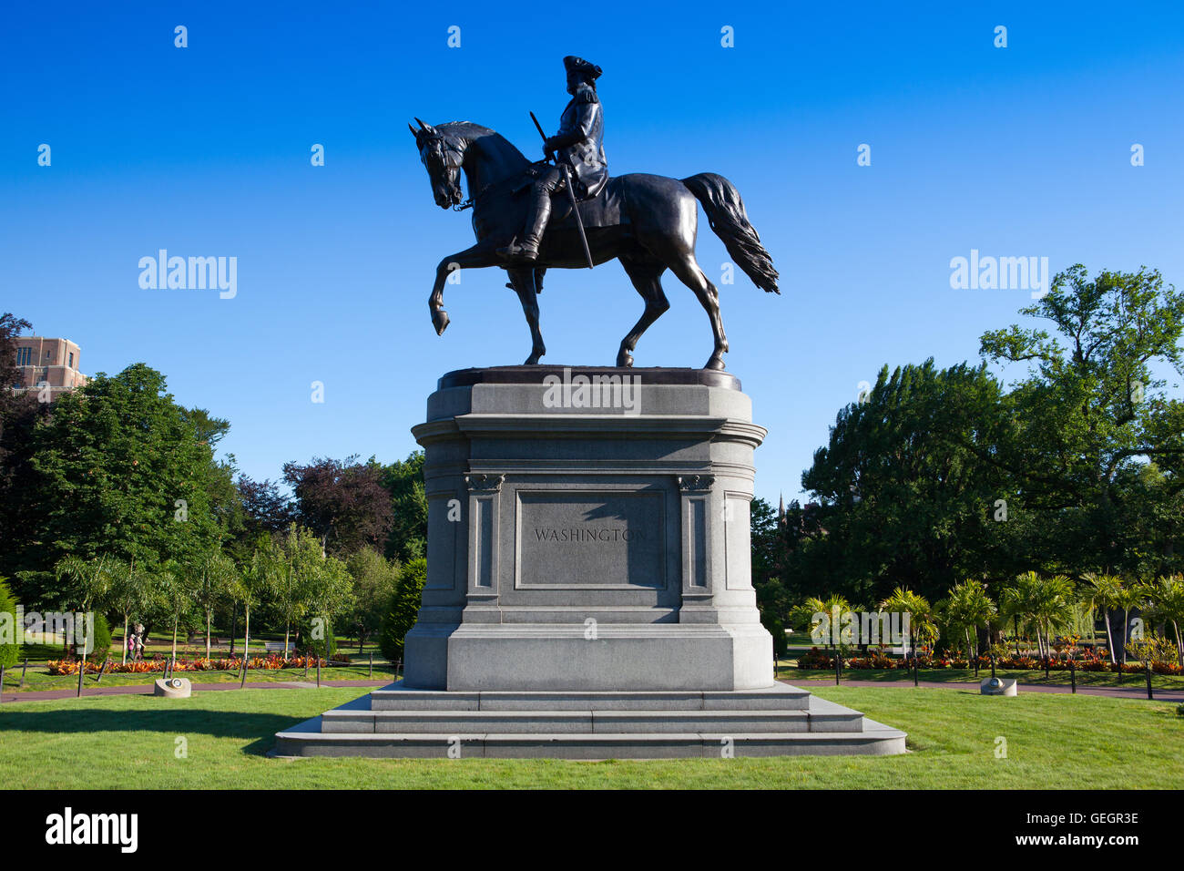 Back bay and public garden hi-res stock photography and images - Alamy