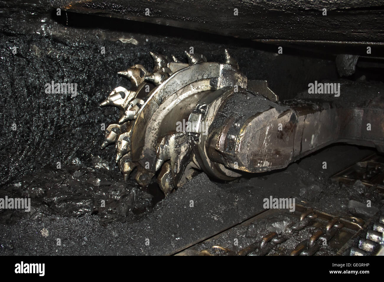 Coal miner underground hi-res stock photography and images - Alamy