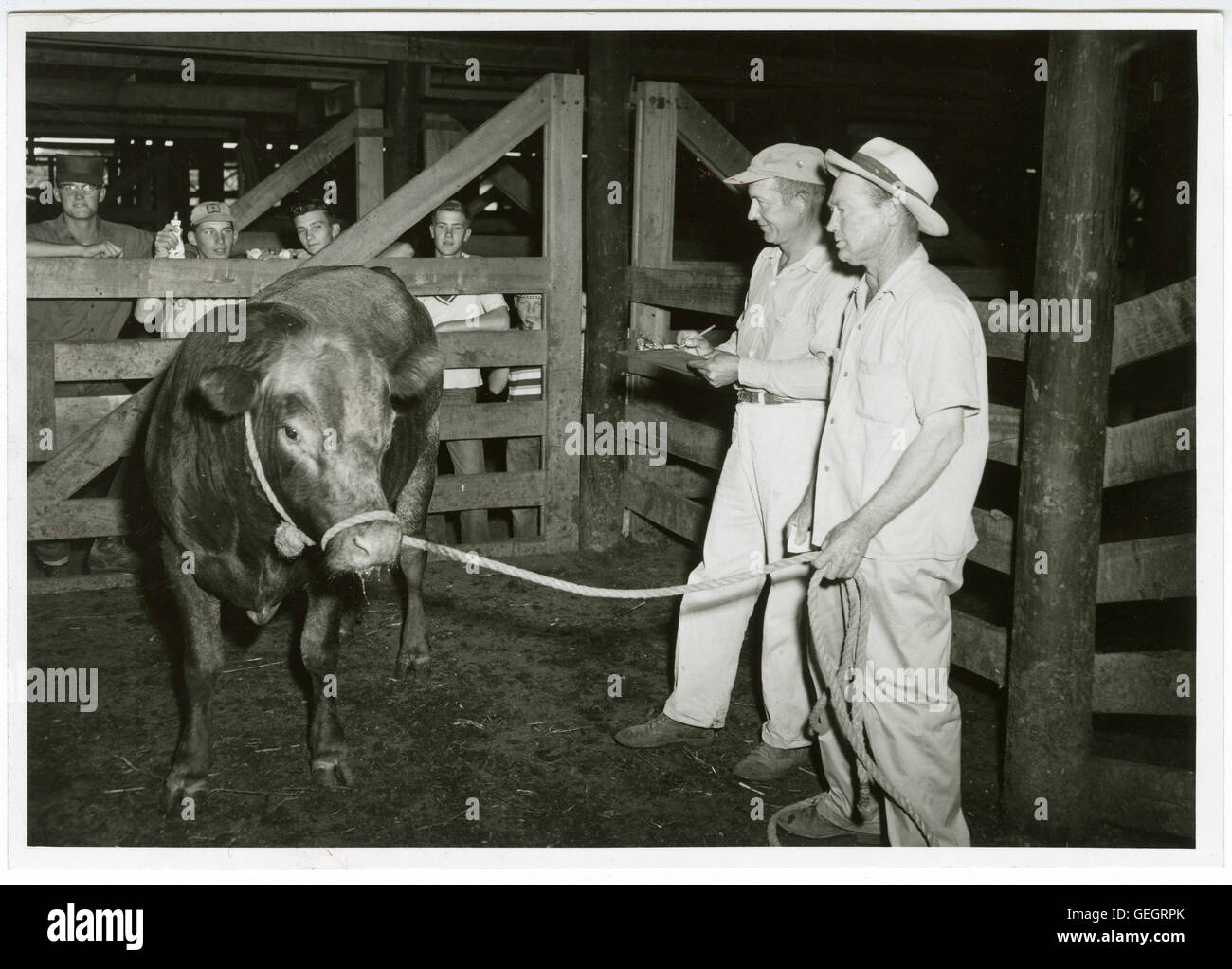 A photo of the Forrest Farm Bureau office, likely showing workers or ...