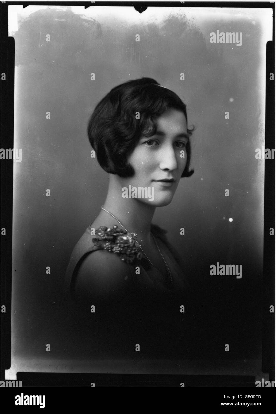 Portrait photograph of unidentified woman Stock Photo - Alamy