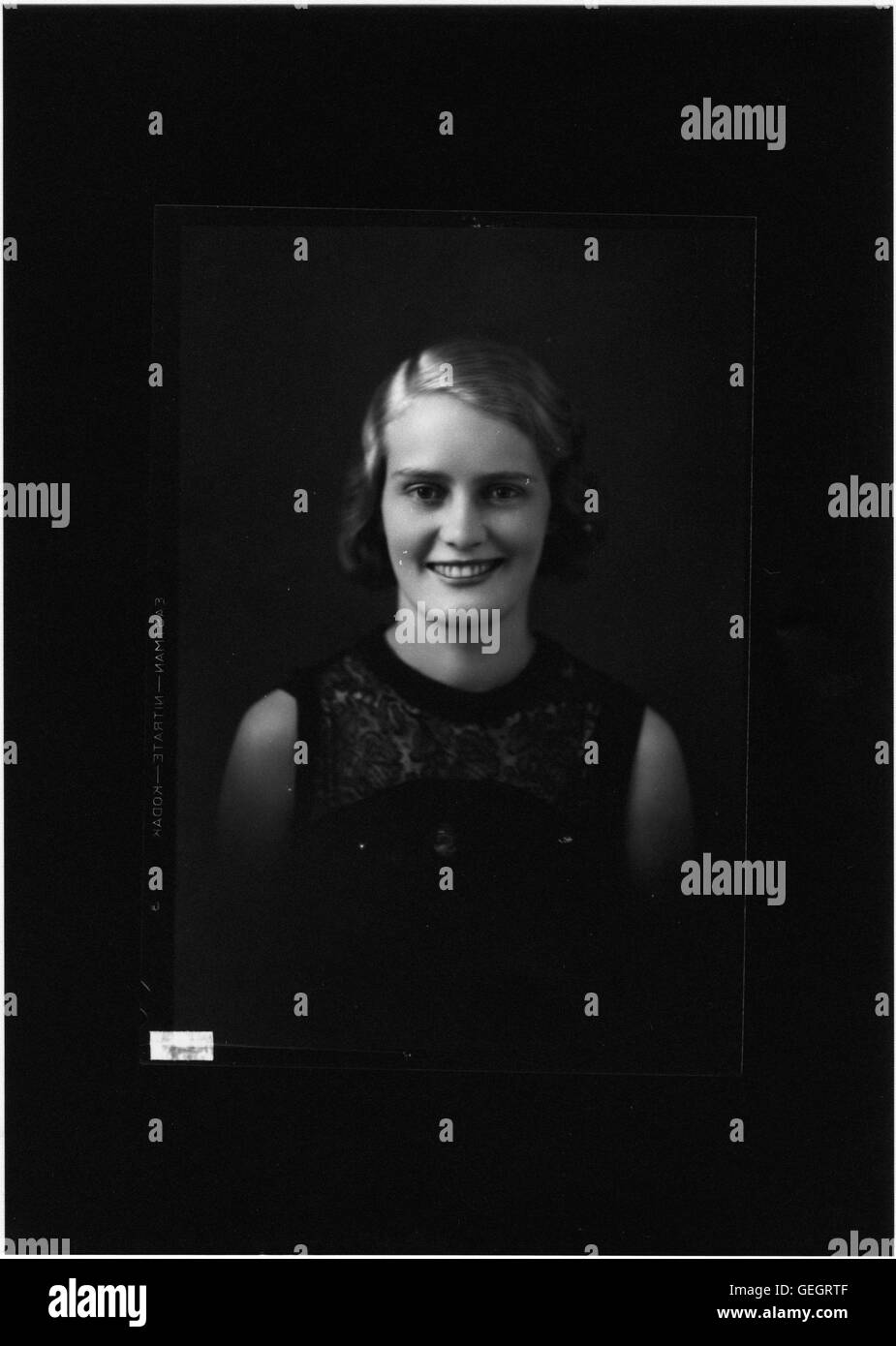 Portrait photograph of unidentified woman Stock Photo - Alamy