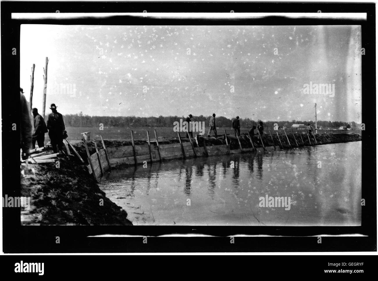 Levee Black and White Stock Photos & Images - Alamy