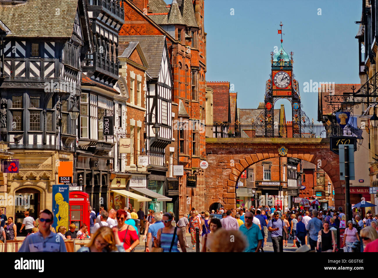 Chester town centre hi-res stock photography and images - Alamy