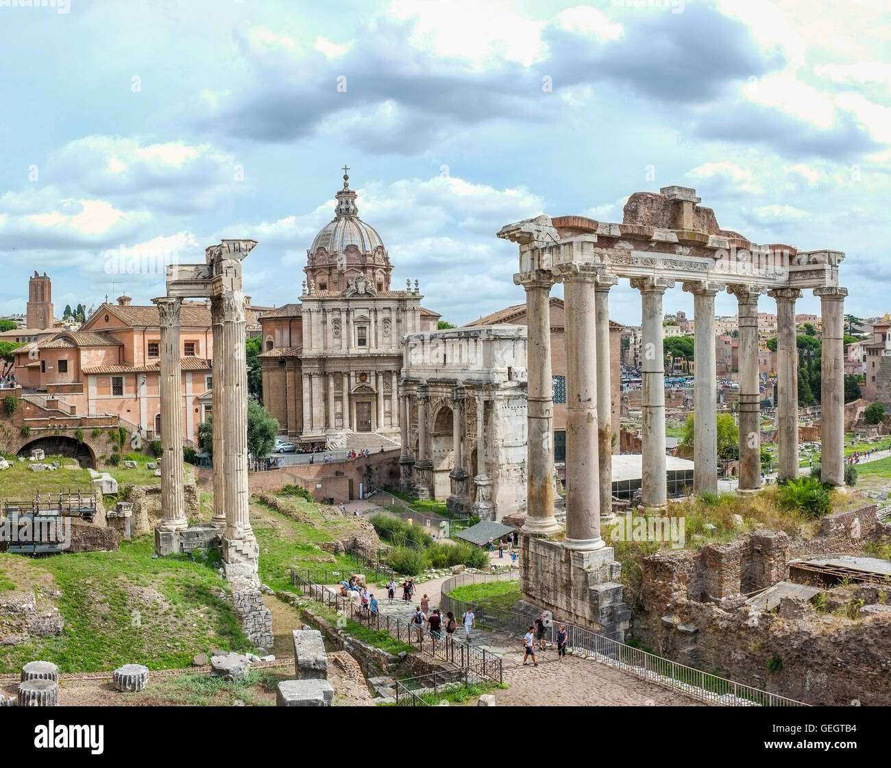 Curia roman forum hi-res stock photography and images - Alamy