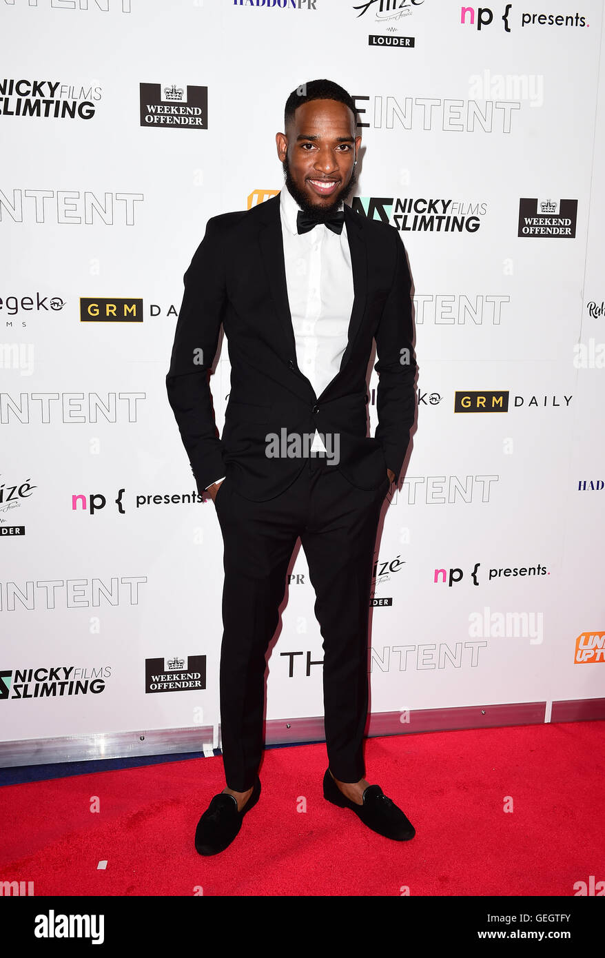 Nathan Hector attending the premiere of The Intent held at the ...