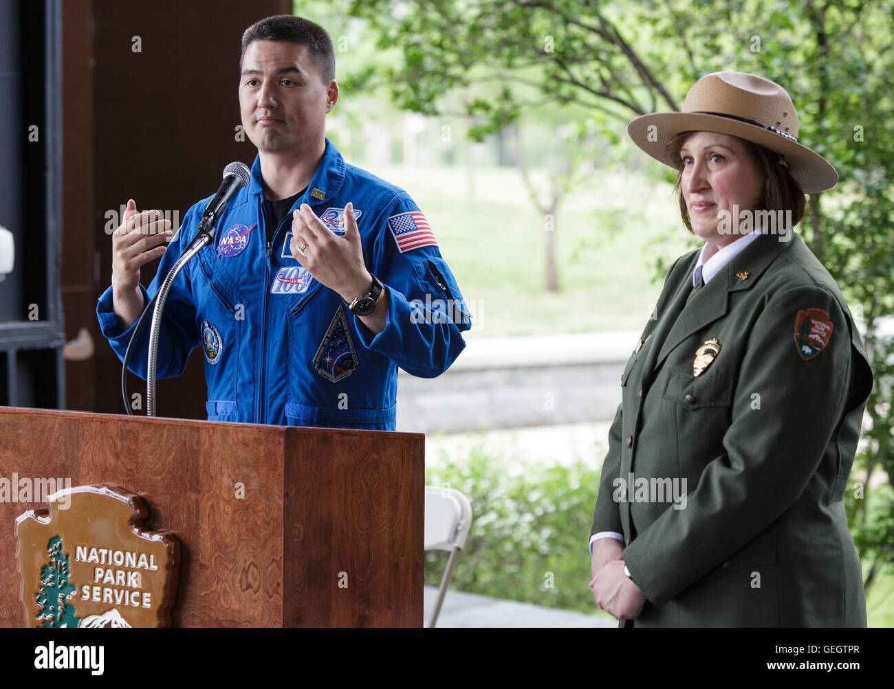 Astronaut Kjell Lindgren participated in National Park Service events ...