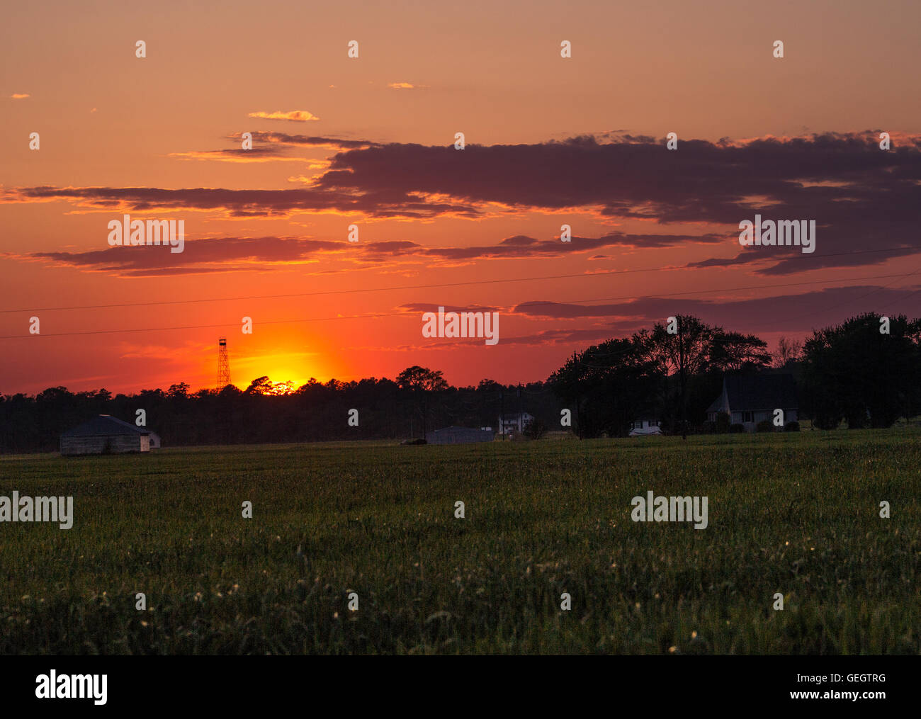 Sunset fire hi-res stock photography and images - Alamy