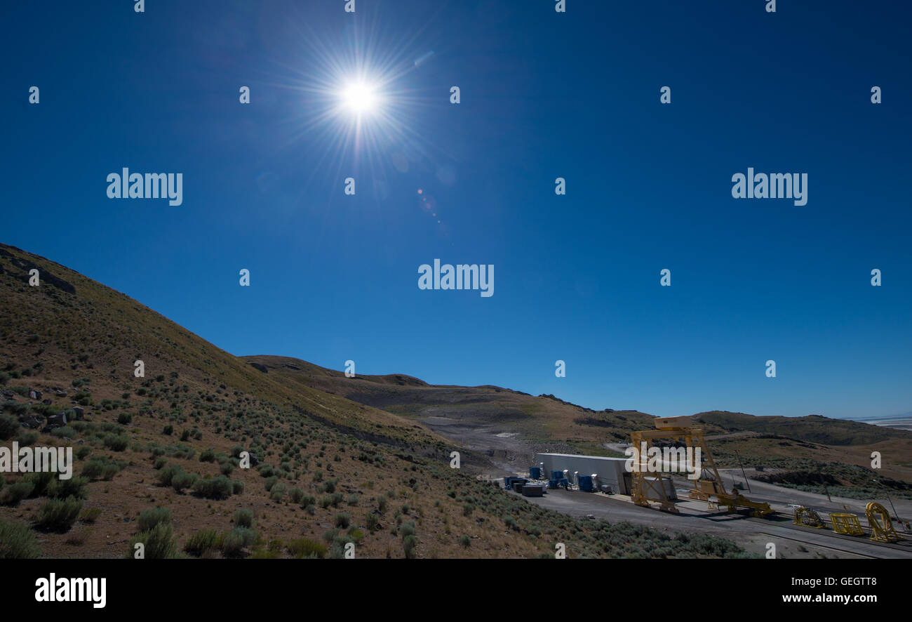 NASA conducted a booster test for the Space Launch System (SLS) rocket ...