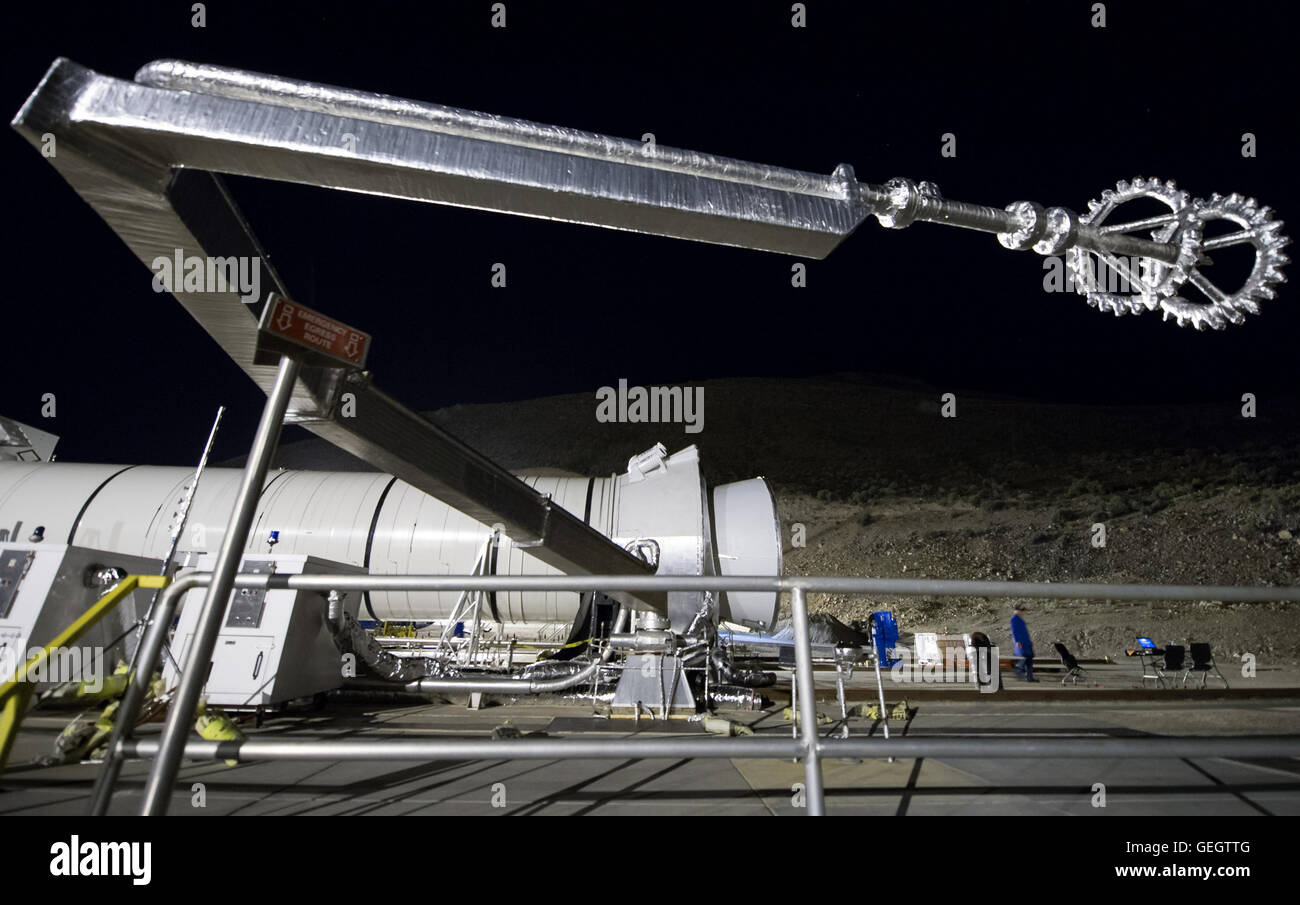 Booster Test for Space Launch System Rocket 06280005 Stock Photo - Alamy