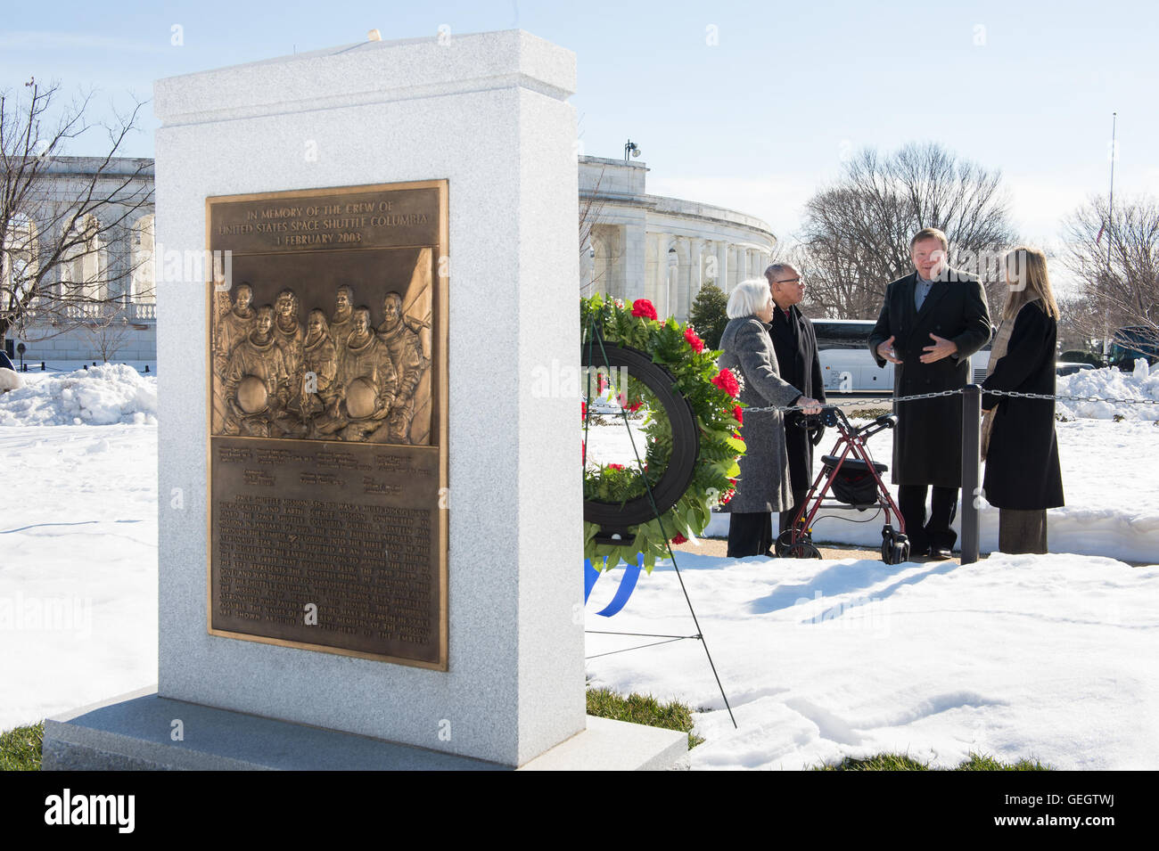 NASA held a Day of Remembrance ceremony at Arlington National Cemetery ...