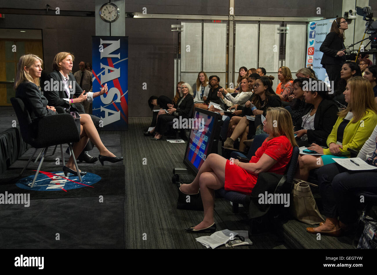 NASA hosted an event at NASA Headquarters focused on engaging women and ...