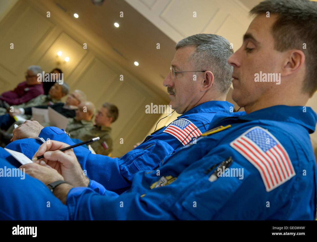 Expedition 46 Landing Preparations 02290002 Stock Photo - Alamy