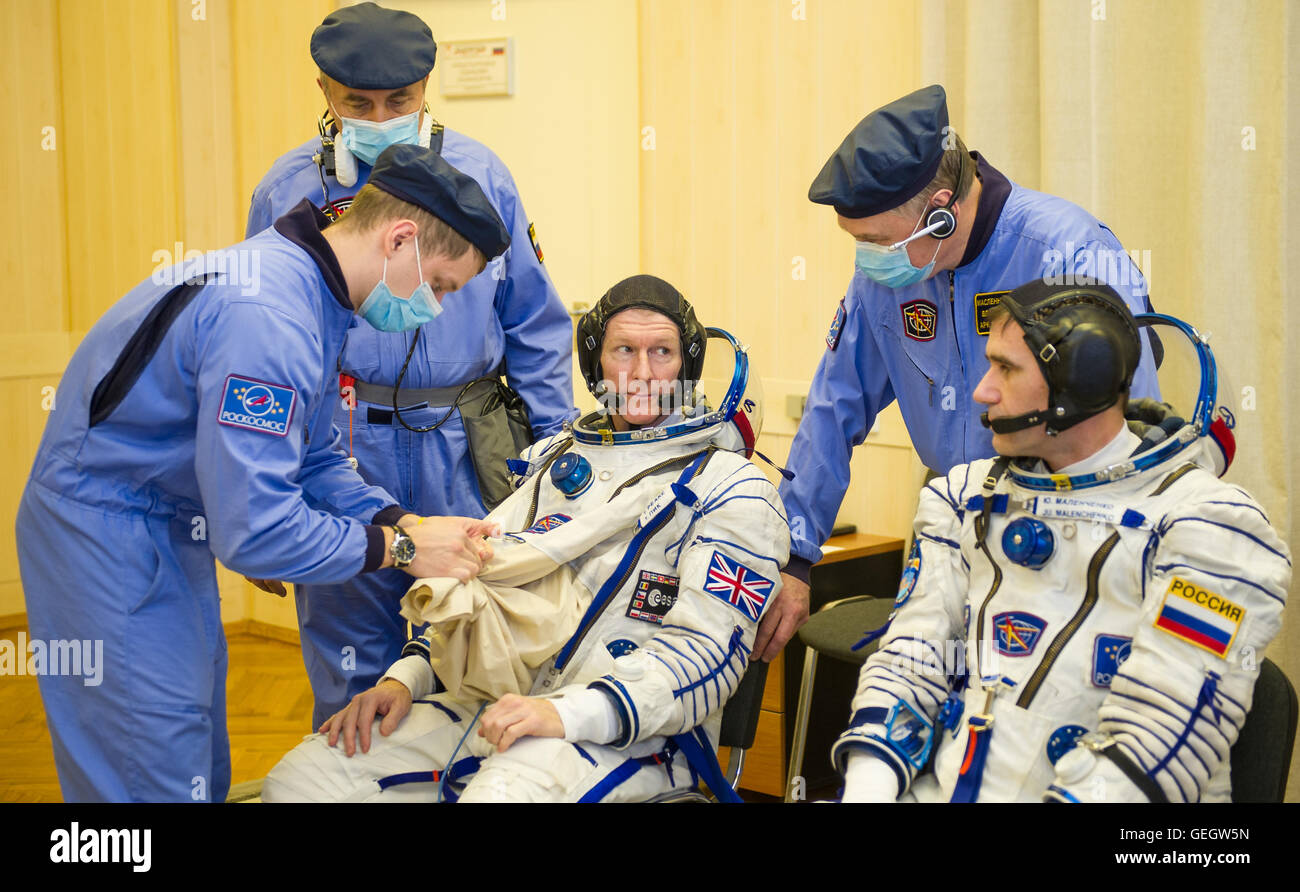 Expedition 46 preflight preparations at Baikonur Cosmodrome, with ...