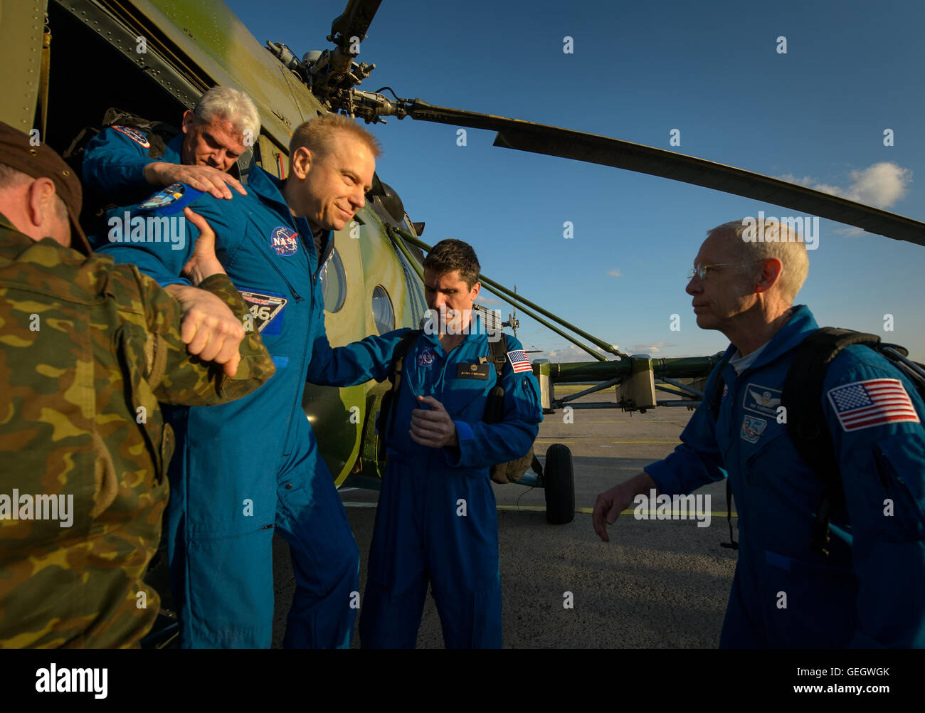 Expedition 47 crew, including astronauts Pat Forrester and Artiom ...